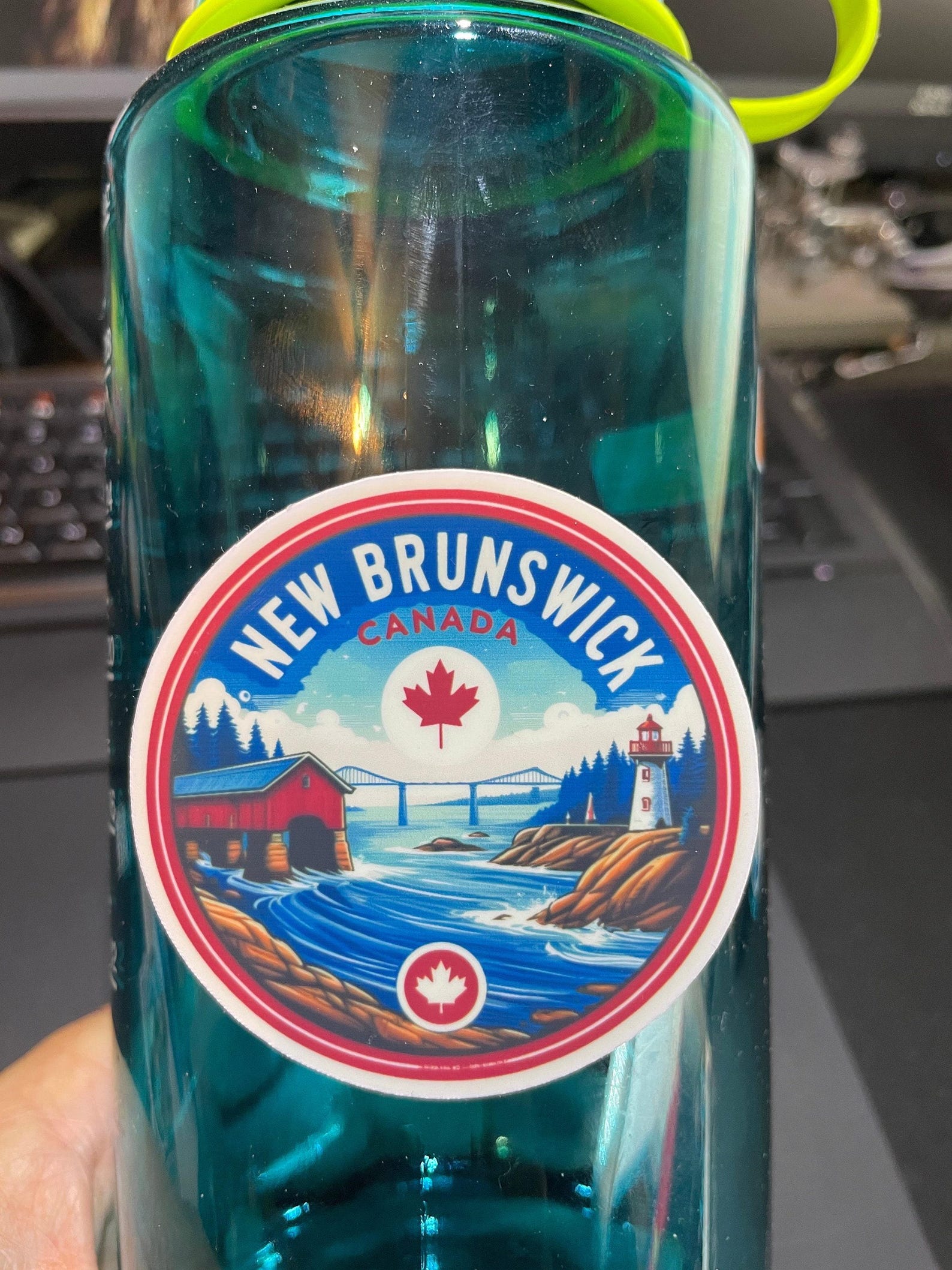 New Brunswick, Canada, Stickers, Weatherproof Sticker, Travel Journal ...
