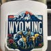 Wyoming, Stickers, Weatherproof Sticker, Travel Journal, Suitcase ...