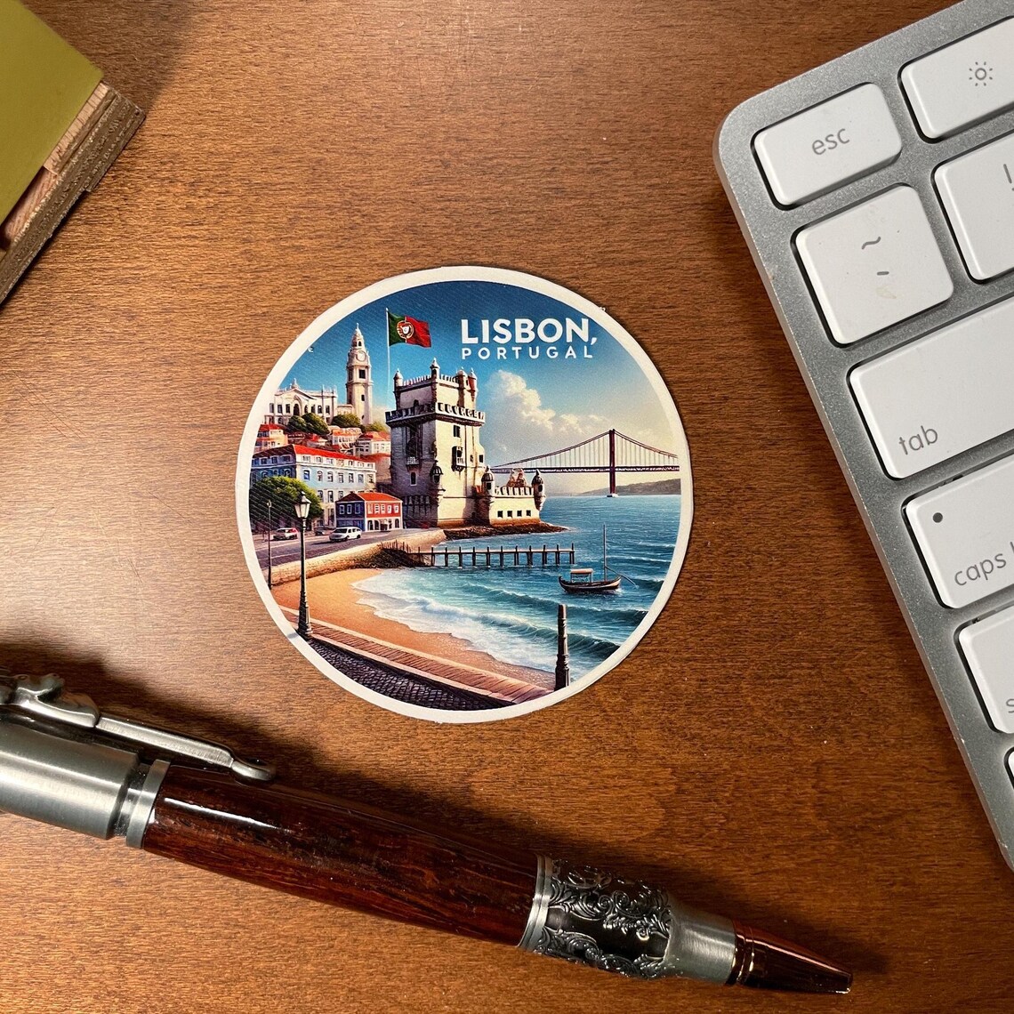 Lisbon, Portugal, Stickers, Weatherproof Sticker, Travel Journal ...