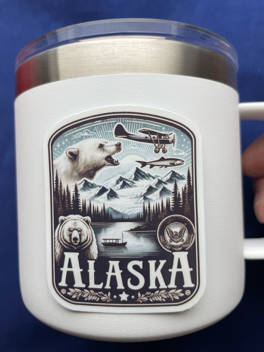 Alaska | Alaska Travel | Alaska State Sticker| Waterproof Sticker ...