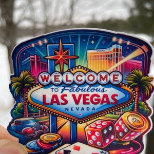 Las Vegas | Lasvegas Travel | Travel Decal | Waterproof Sticker | Las ...
