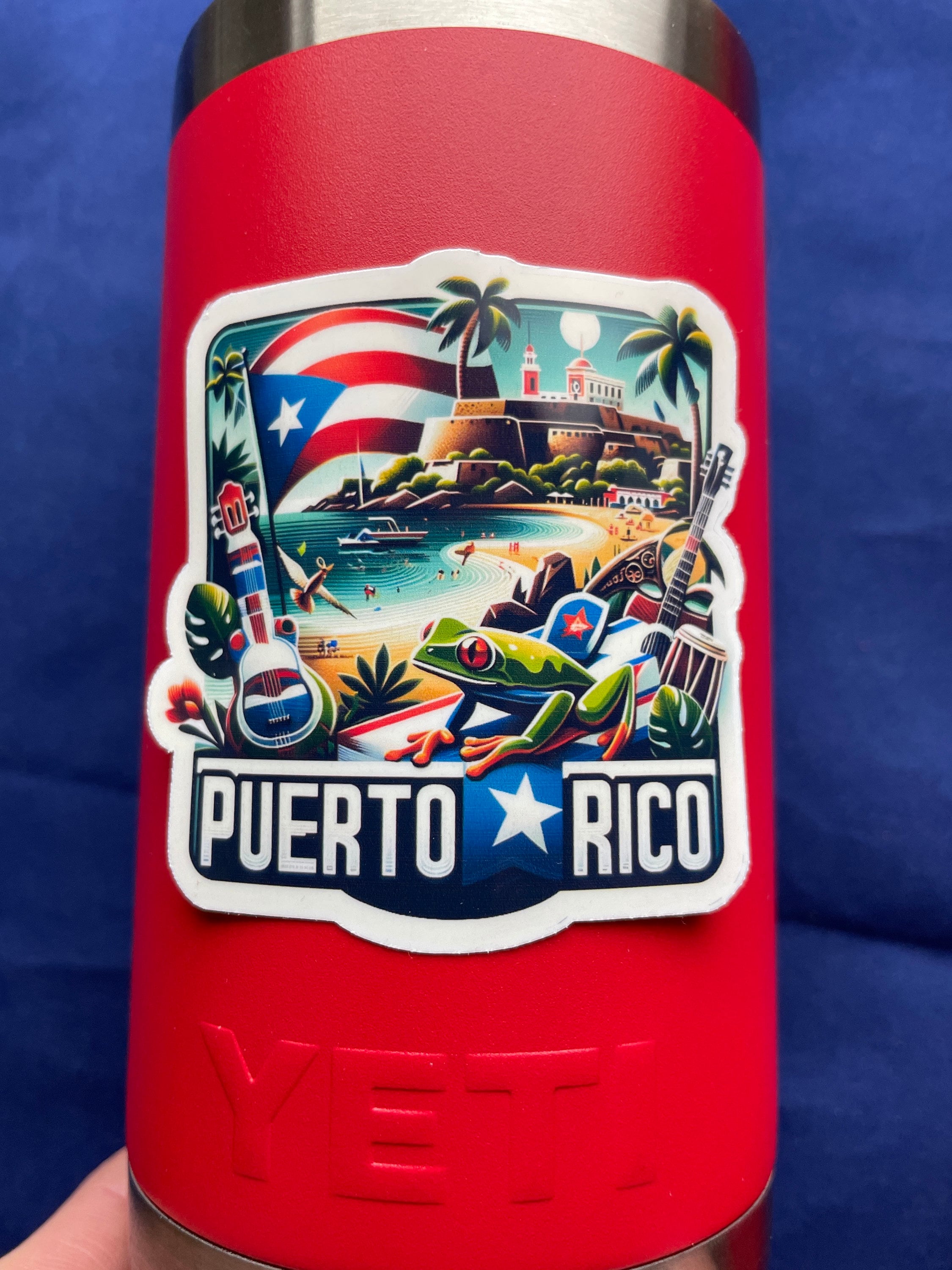 Puerto Rico Puerto Rico Sticker Waterproof Sticker Travel Sticker ...