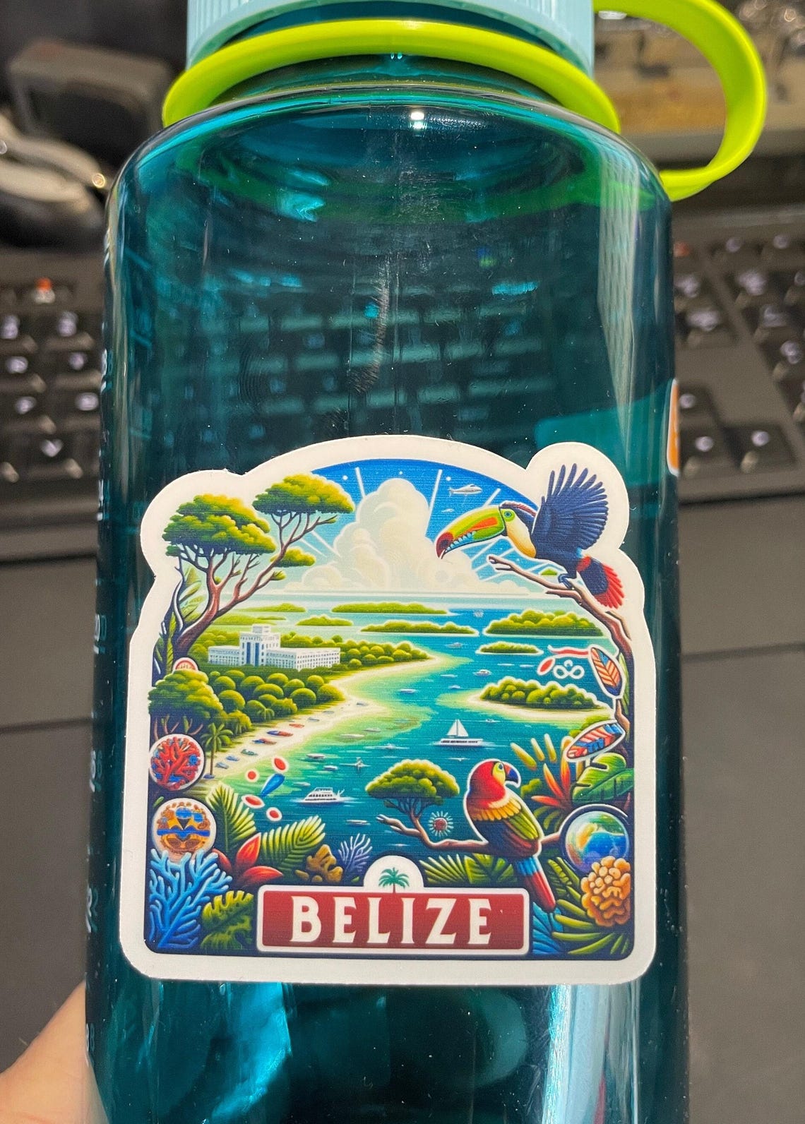 Belize, Stickers, Weatherproof Sticker, Travel Journal, Suitcase ...