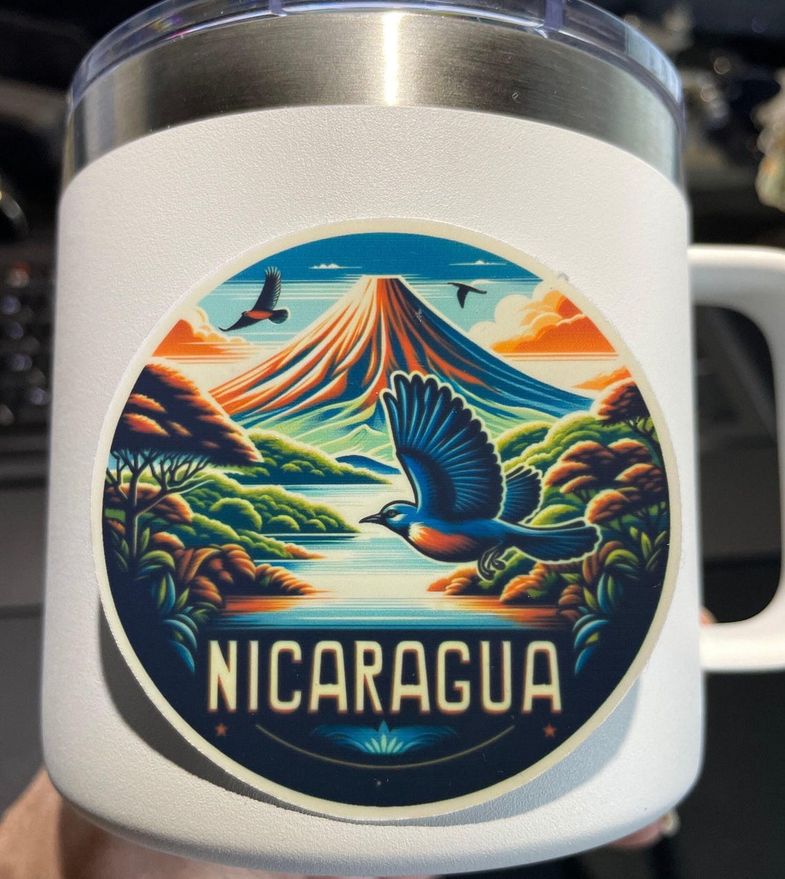Nicaragua, Stickers, Weatherproof Sticker, Travel Journal, Suitcase ...