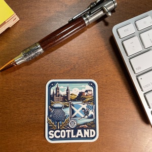 Scotland | Scotland Travel | Scotland Sticker| Waterproof Sticker ...