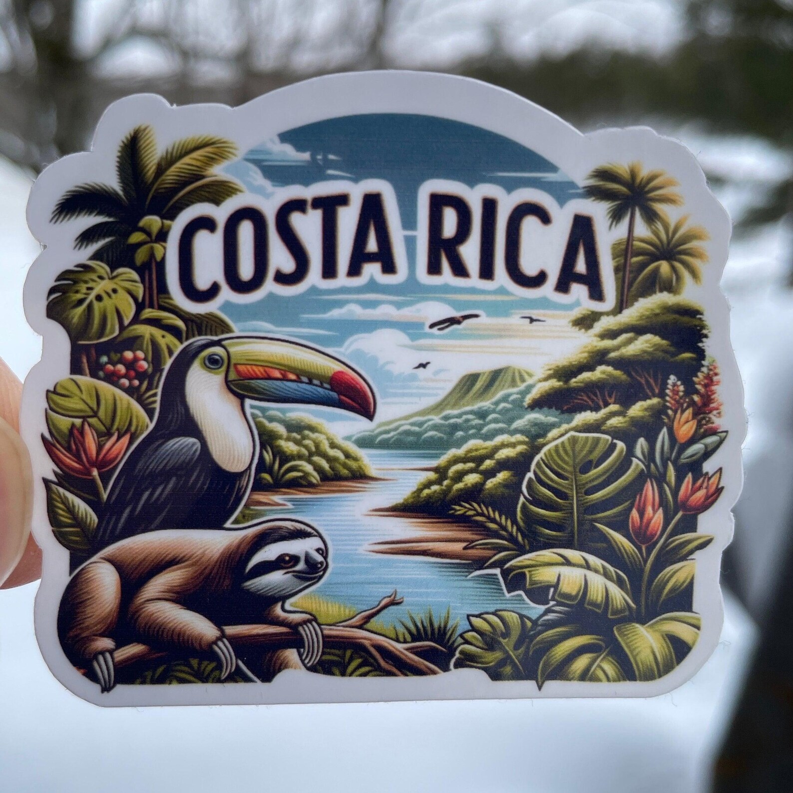 Costa Rica | Costa Rica Travel | Travel Decal | Waterproof Sticker ...