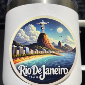 Rio De Janeiro, Stickers, Weatherproof Sticker, Travel Journal ...