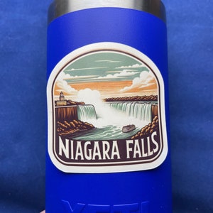 Niagara Falls | Niagara Falls Travel | | Waterproof Sticker | Vintage ...