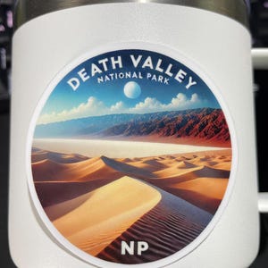 Death Valley, National Park, Stickers, Weatherproof Sticker, Travel ...