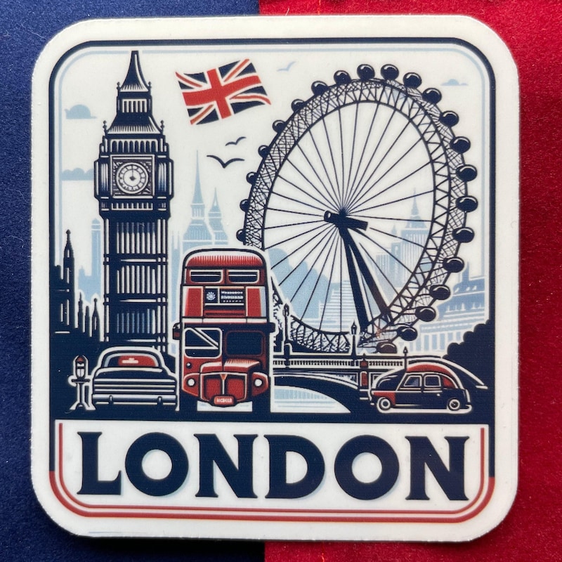 London Stickers - Etsy