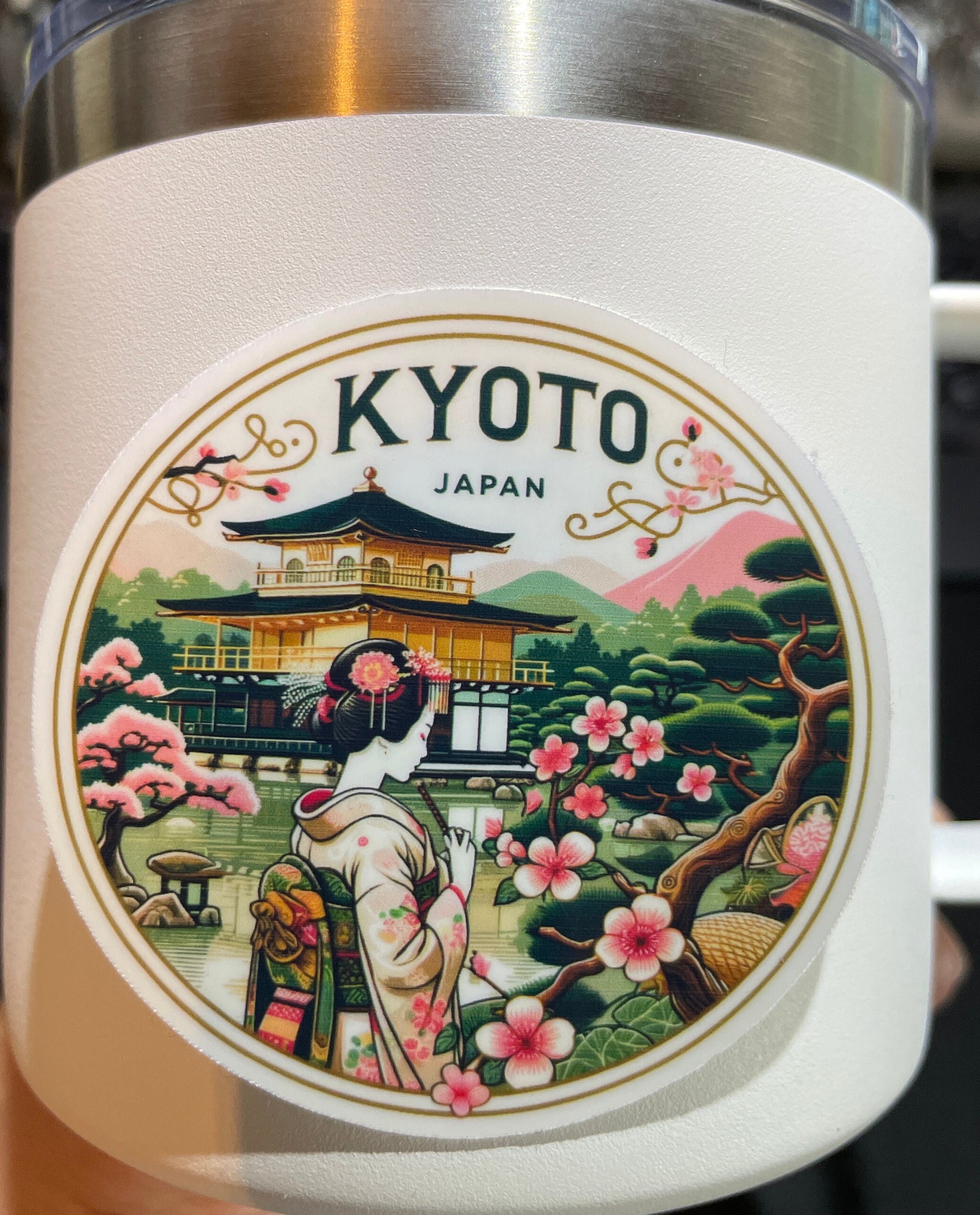 Kyoto, Stickers, Kyoto, Japan, Weatherproof Sticker, Travel Journal ...