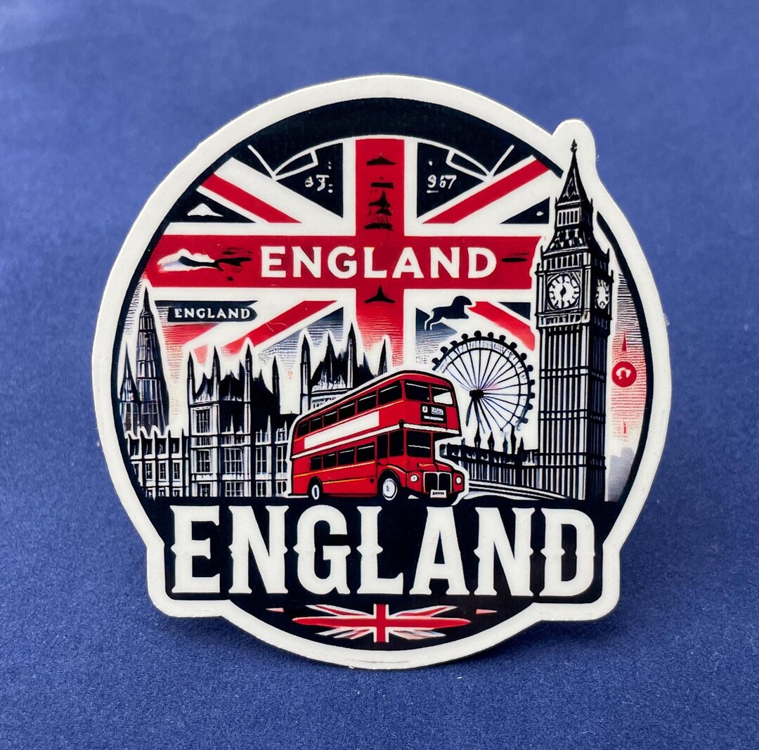 England, Stickers, Weatherproof Sticker, Travel Journal, Suitcase ...