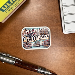 New Orleans | New Orleans Travel | New Orleans| Waterproof Sticker ...