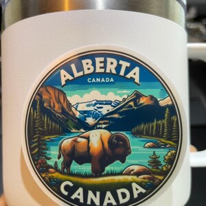 Alberta, Canada, Stickers, Weatherproof Sticker, Travel Journal ...
