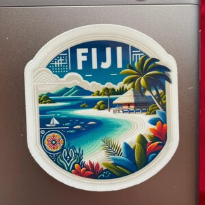 Fiji, Stickers, Travel Journal, Weatherproof Sticker, Boarding Pass ...