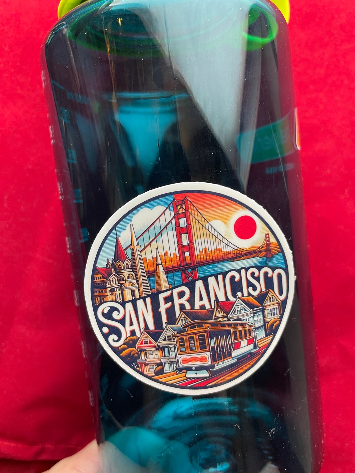 San Francisco San Francisco Travel Waterproof Sticker Travel Sticker ...