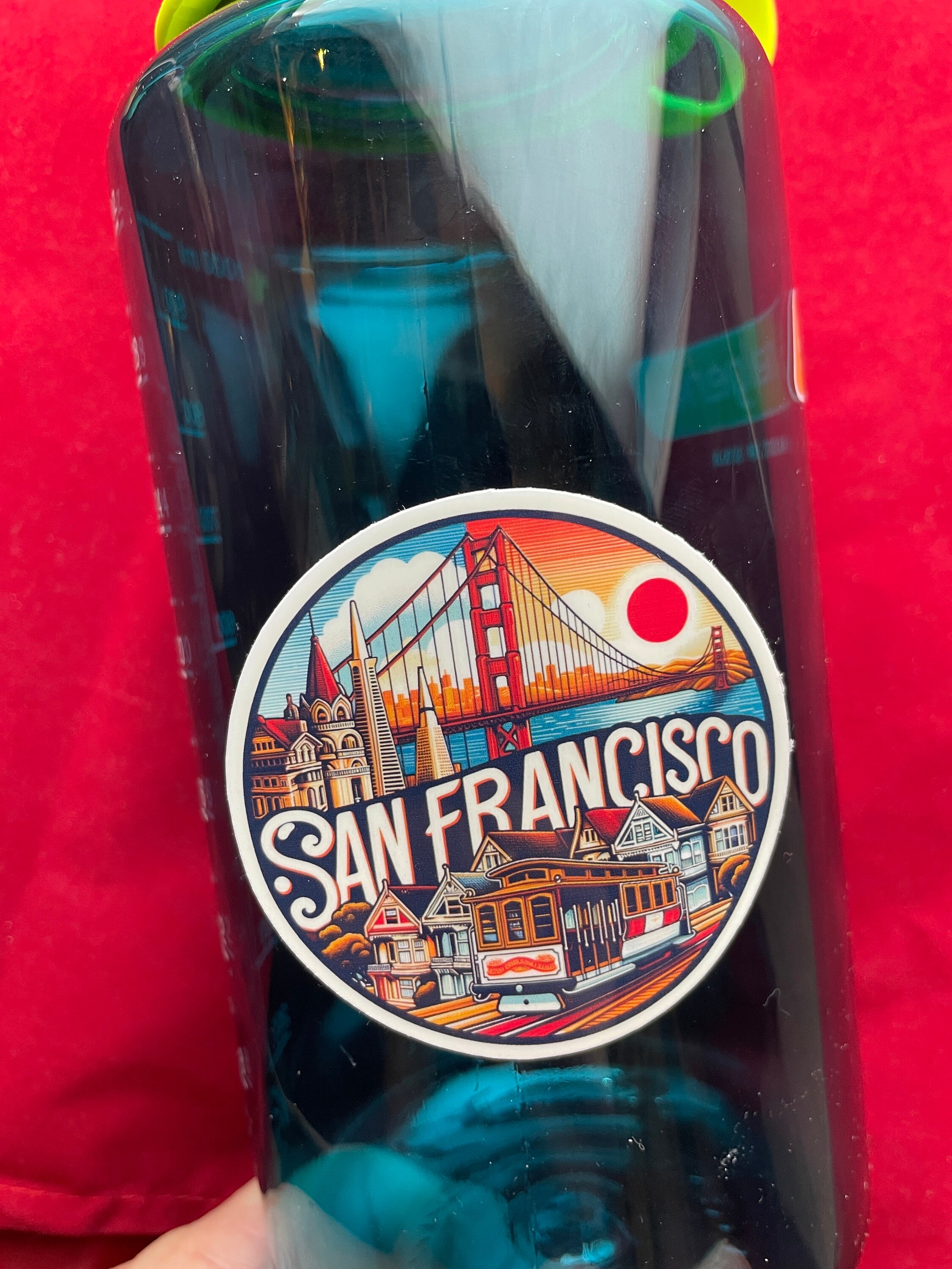 San Francisco San Francisco Travel Waterproof Sticker Travel Sticker ...