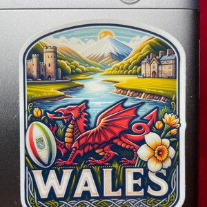 Wales | Wales Travel | Travel Decal | Waterproof Sticker | Suitcase ...