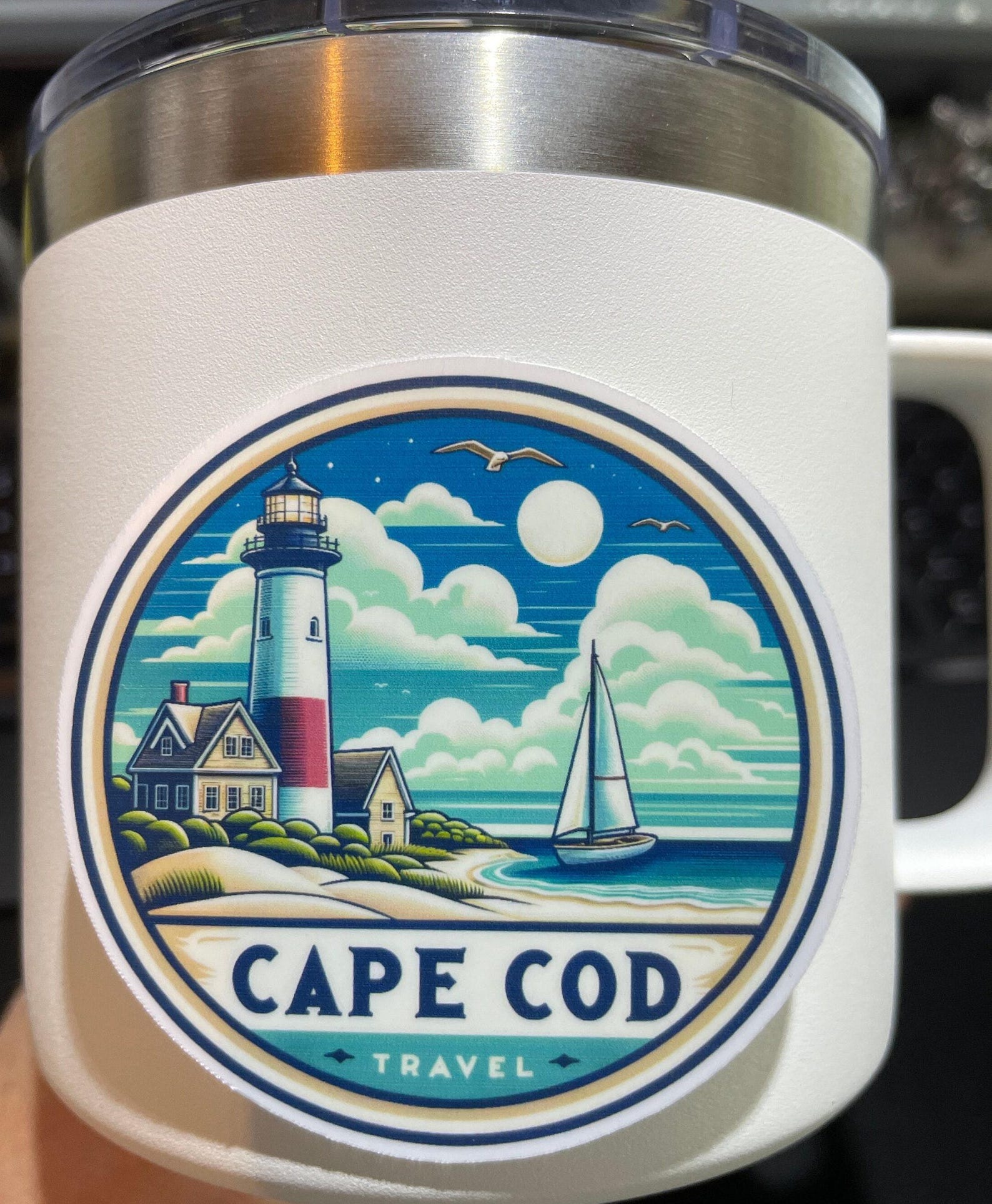 Cape Cod, Stickers, Weatherproof Sticker, Travel Journal, Suitcase ...