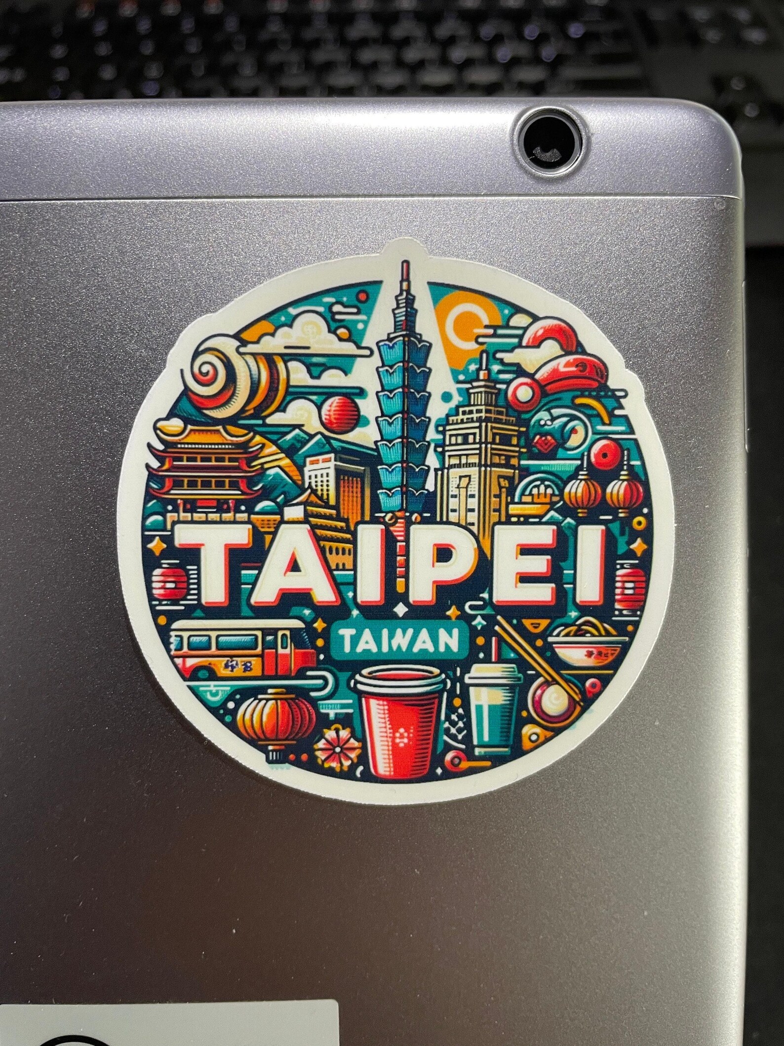 Taipei Taiwan Travel Sticker, Weatherproof Vinyl Decal - Etsy