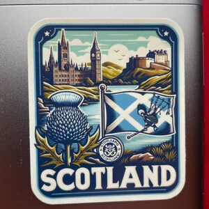 Scotland | Scotland Travel | Scotland Sticker| Waterproof Sticker ...