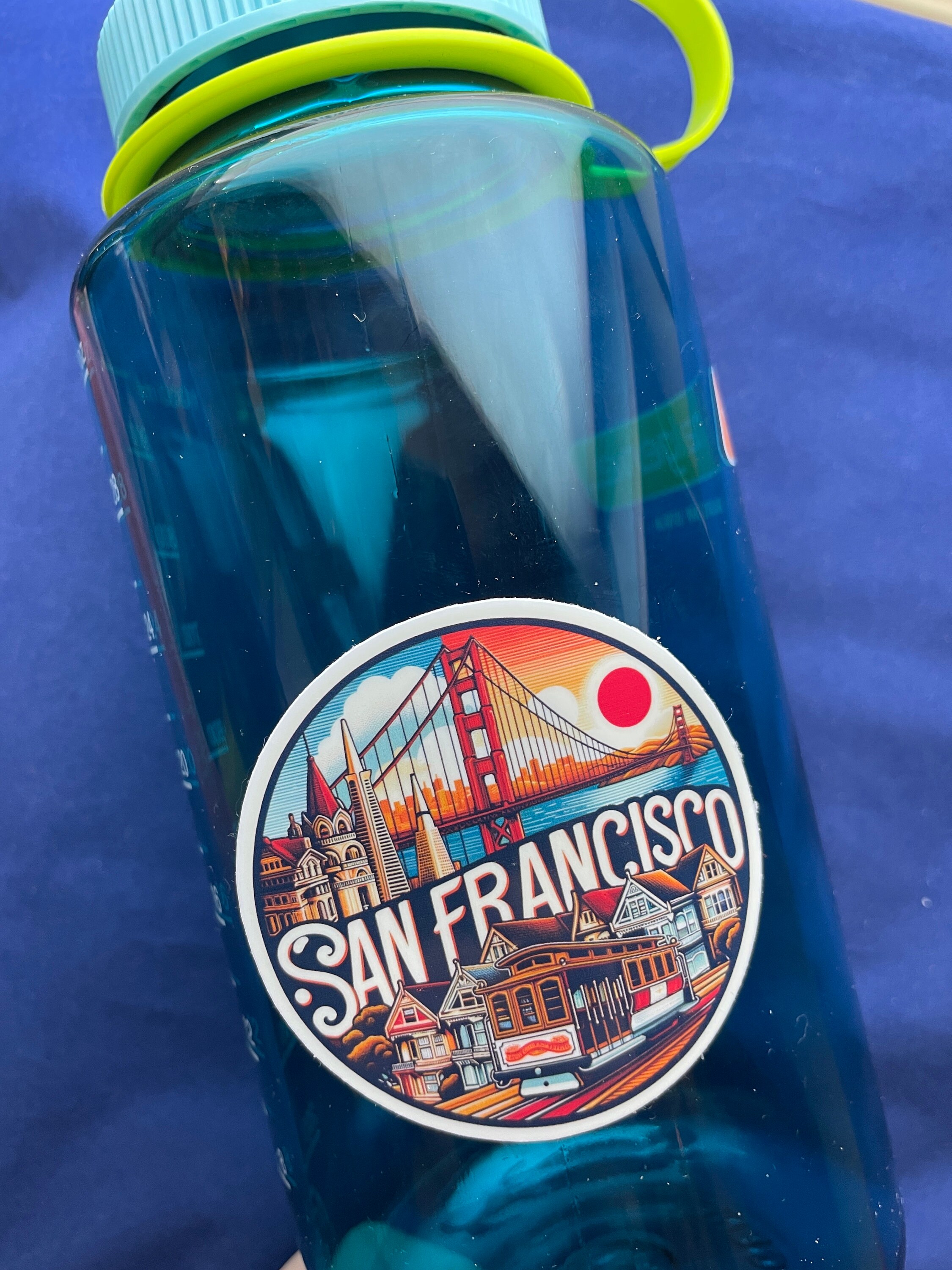 San Francisco San Francisco Travel Waterproof Sticker Travel Sticker ...