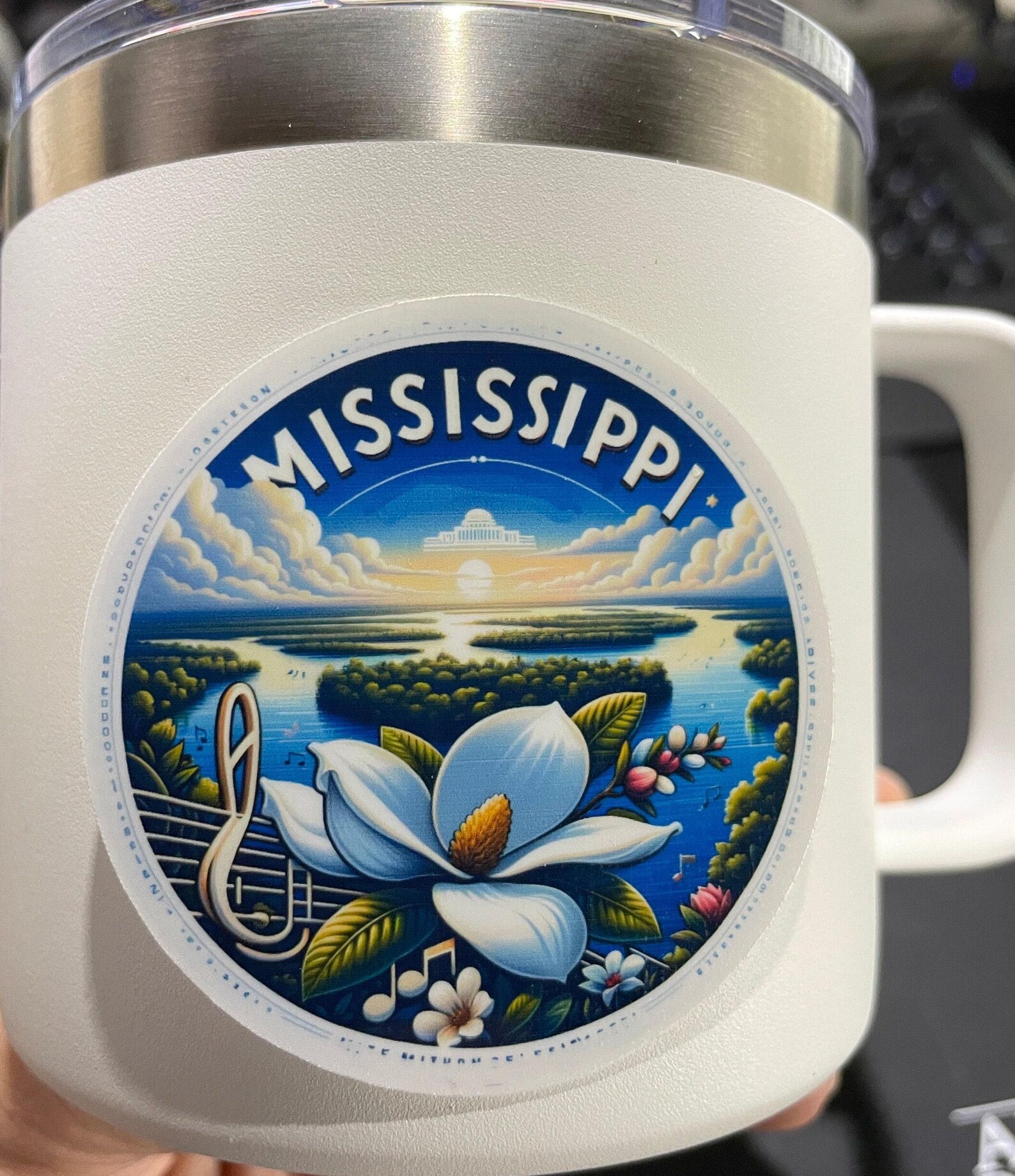 Mississippi, Stickers, Weatherproof Sticker, Travel Journal, Suitcase ...