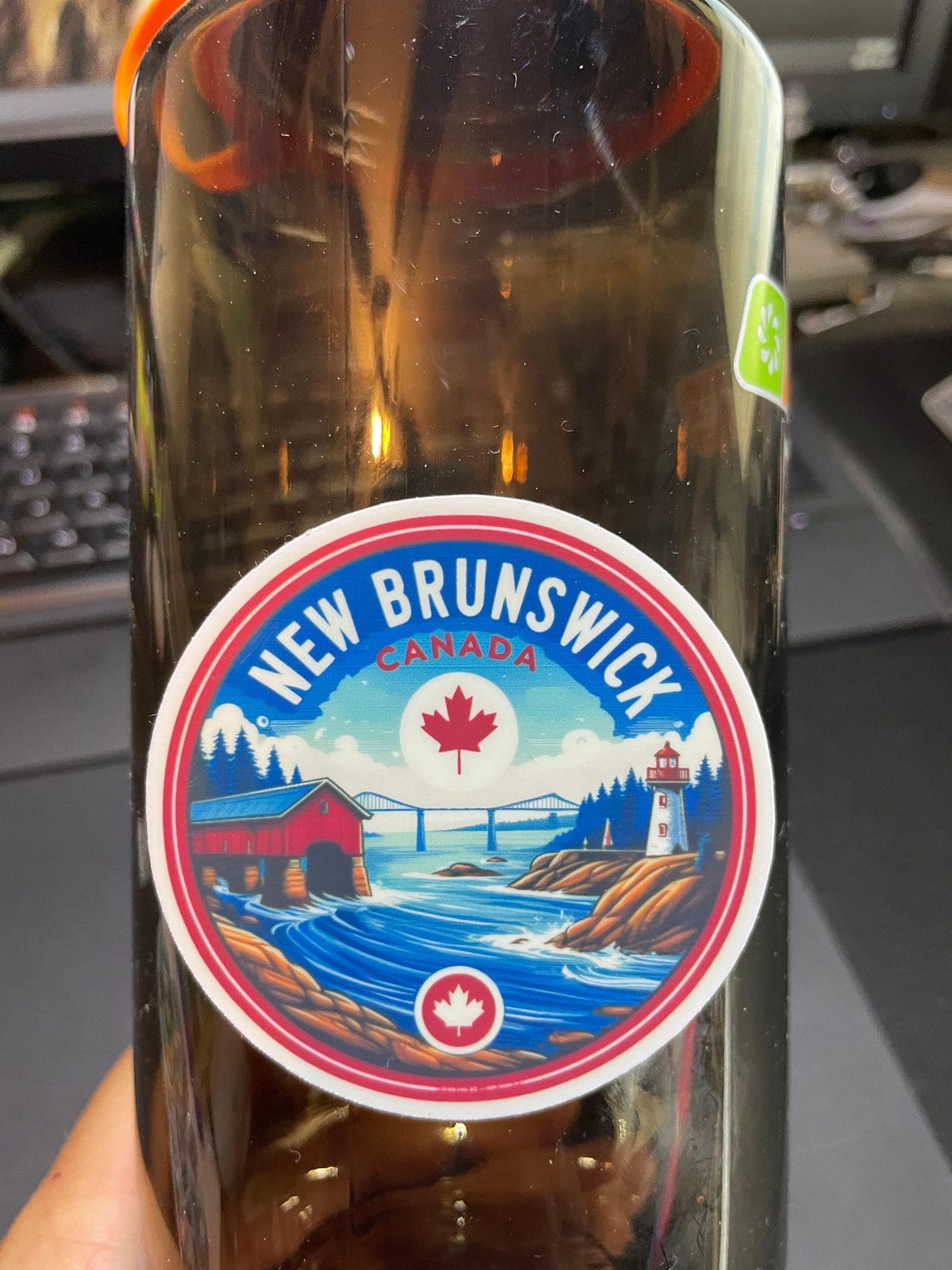 New Brunswick, Canada, Stickers, Weatherproof Sticker, Travel Journal ...