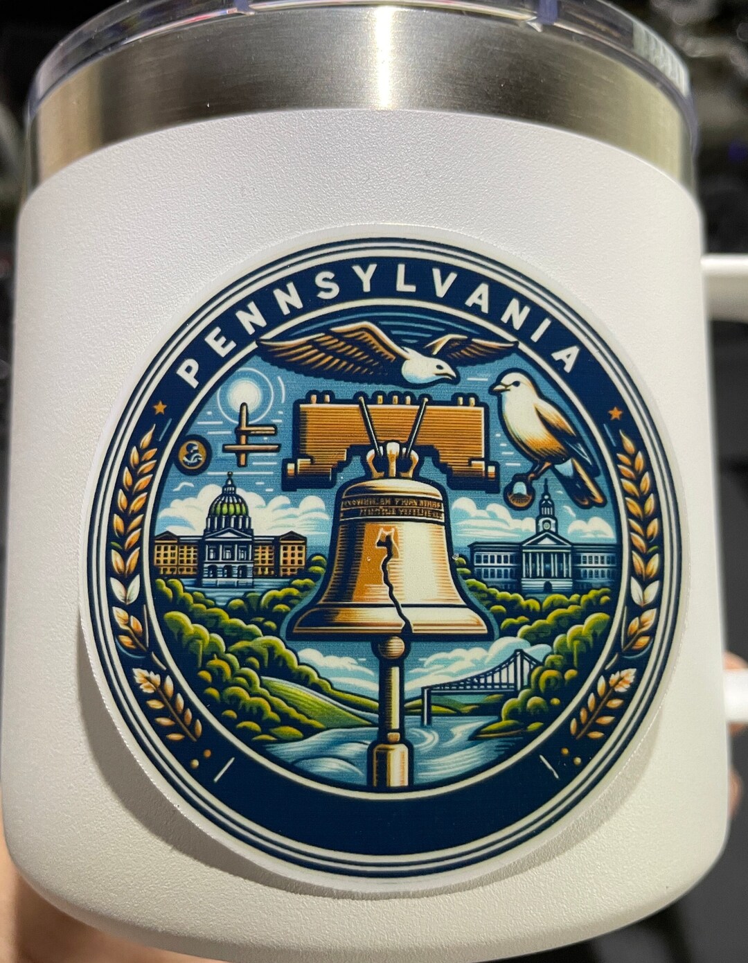 Pennsylvania, Stickers, Weatherproof Sticker, Travel Journal, Suitcase ...