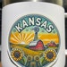 Kansas, Stickers, Weatherproof Sticker, Travel Journal, Suitcase ...