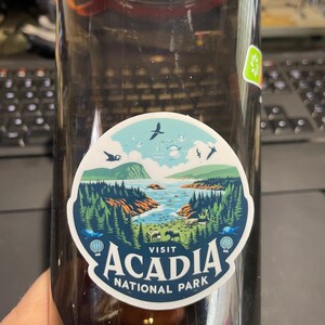 Acadia National Park, Stickers, Weatherproof Sticker, Travel Journal ...