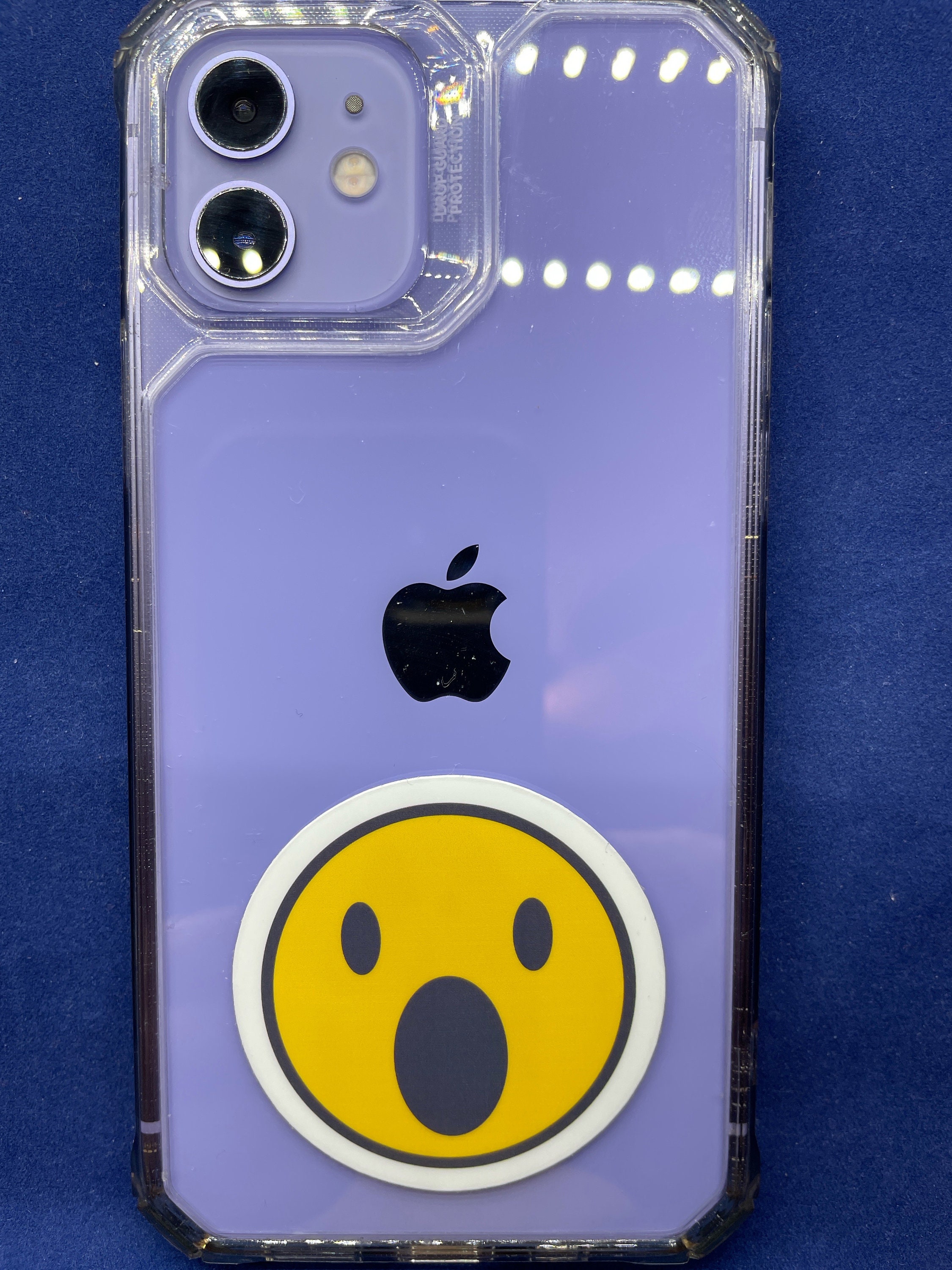 Emoji Emoji Sticker Shocked Face Surprised Emoji Sticker Waterproof ...