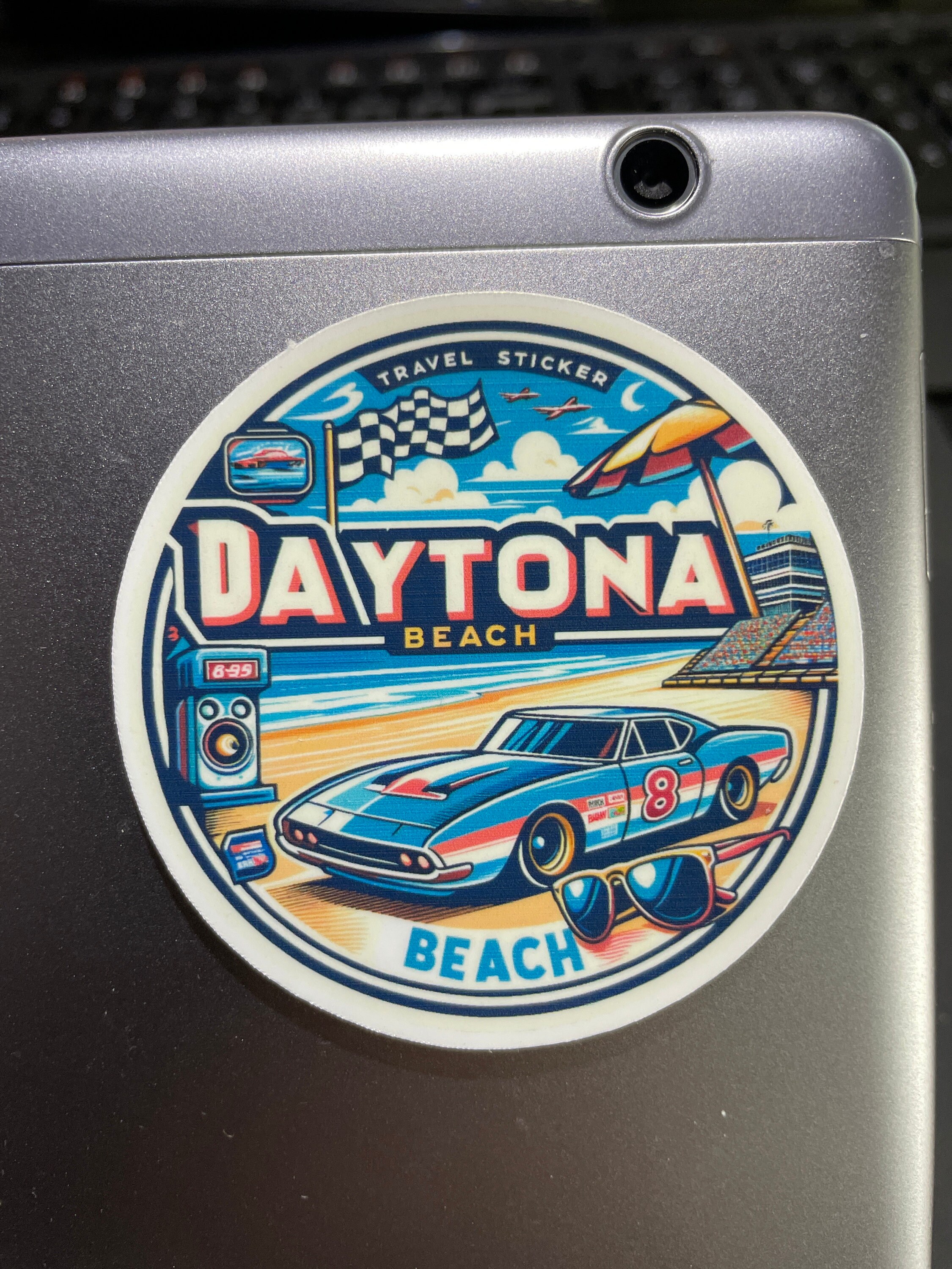Daytona Beach, Stickers, Weatherproof Sticker, Travel Journal, Suitcase ...