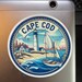 Cape Cod, Stickers, Weatherproof Sticker, Travel Journal, Suitcase ...