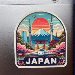 Japan | Japan Travel | Travel Decal | Waterproof Sticker | Suitcase ...
