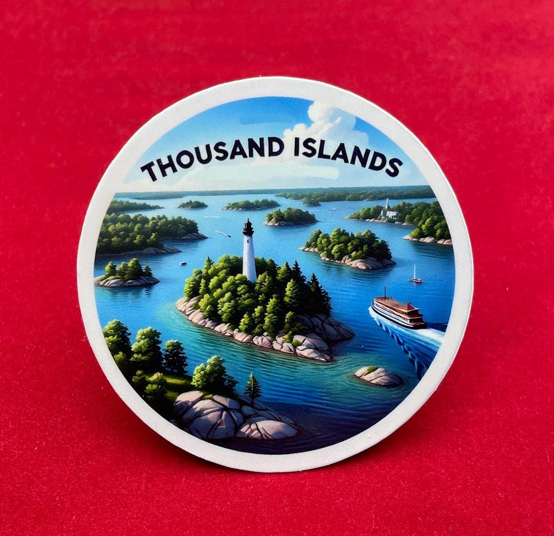 Thousand Islands, Stickers, Weatherproof Sticker, Travel Journal ...