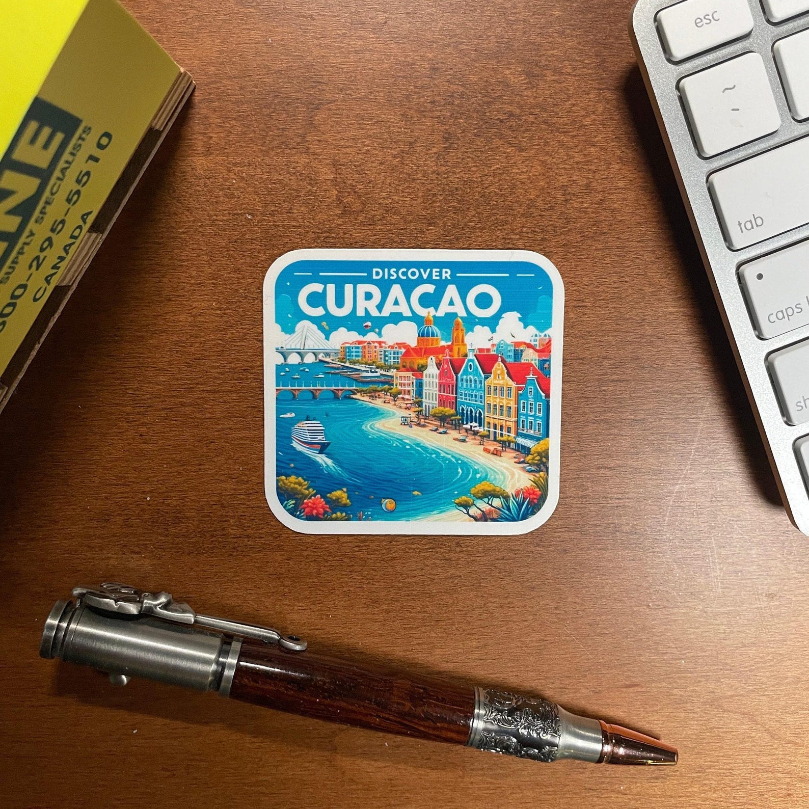 Curacao, Stickers, Weatherproof Sticker, Travel Journal, Suitcase ...