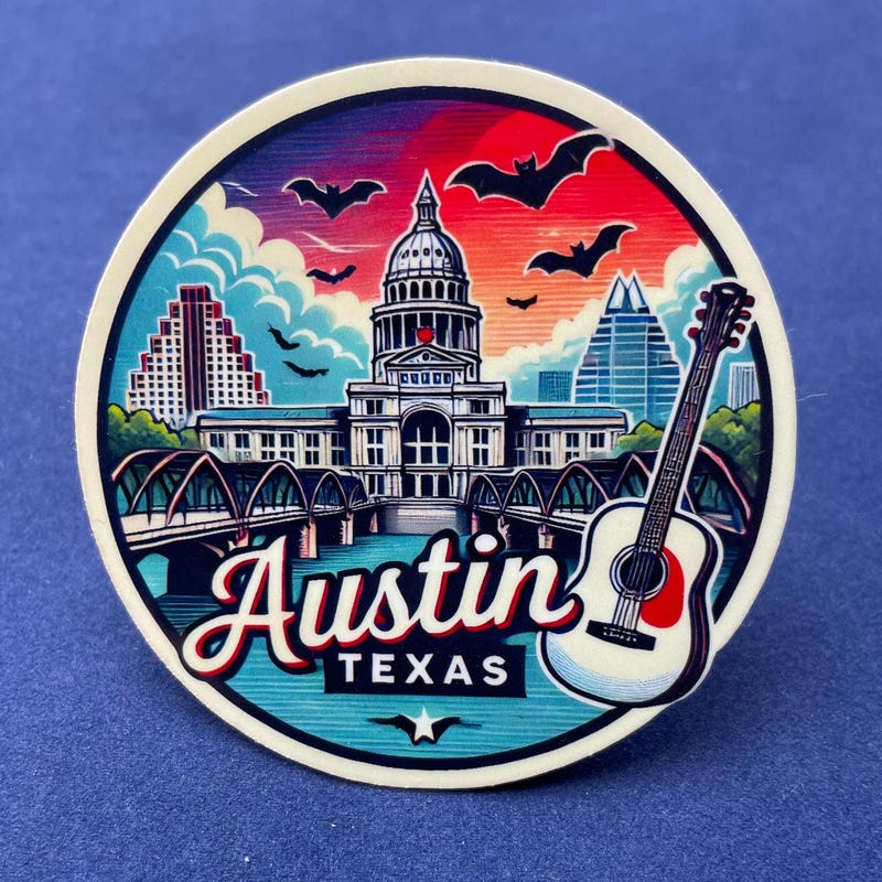 Texas Sticker - Etsy