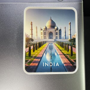 India, Stickers, Weatherproof Sticker, Travel Journal, Suitcase Sticker ...