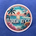 Florida Keys, Stickers, Weatherproof Sticker, Travel Journal, Suitcase ...