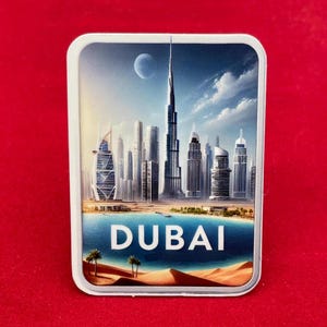 Dubai, Stickers, Weatherproof Sticker, Travel Journal, Suitcase Sticker ...