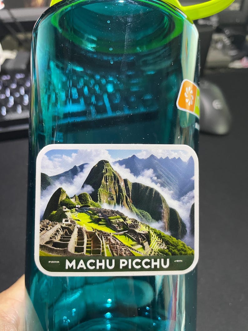 Machu Picchu,peru, Stickers, Weatherproof Sticker, Travel Journal ...