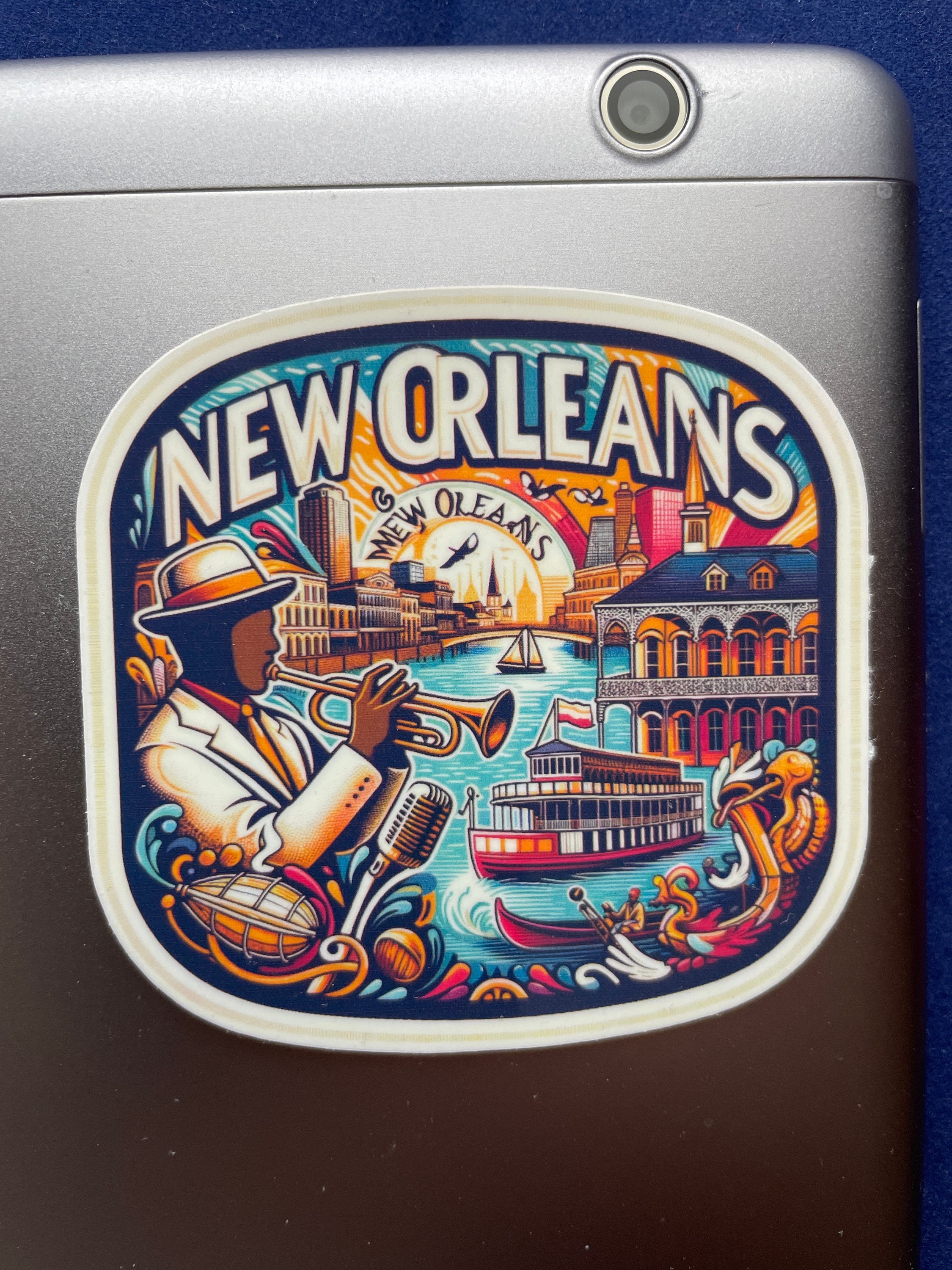 New Orleans New Orleans Travel New Orleans Waterproof Sticker Travel ...