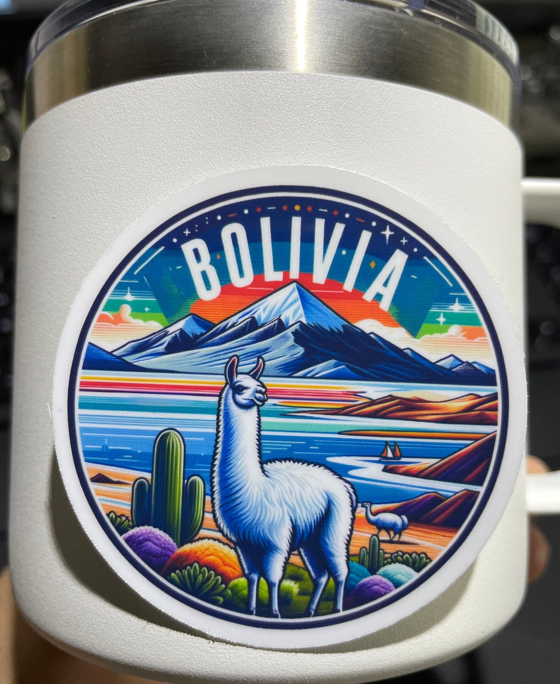 Bolivia, Stickers, Weatherproof Sticker, Travel Journal, Suitcase ...