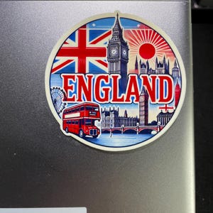 England, Stickers, Weatherproof Sticker, Travel Journal, Suitcase ...