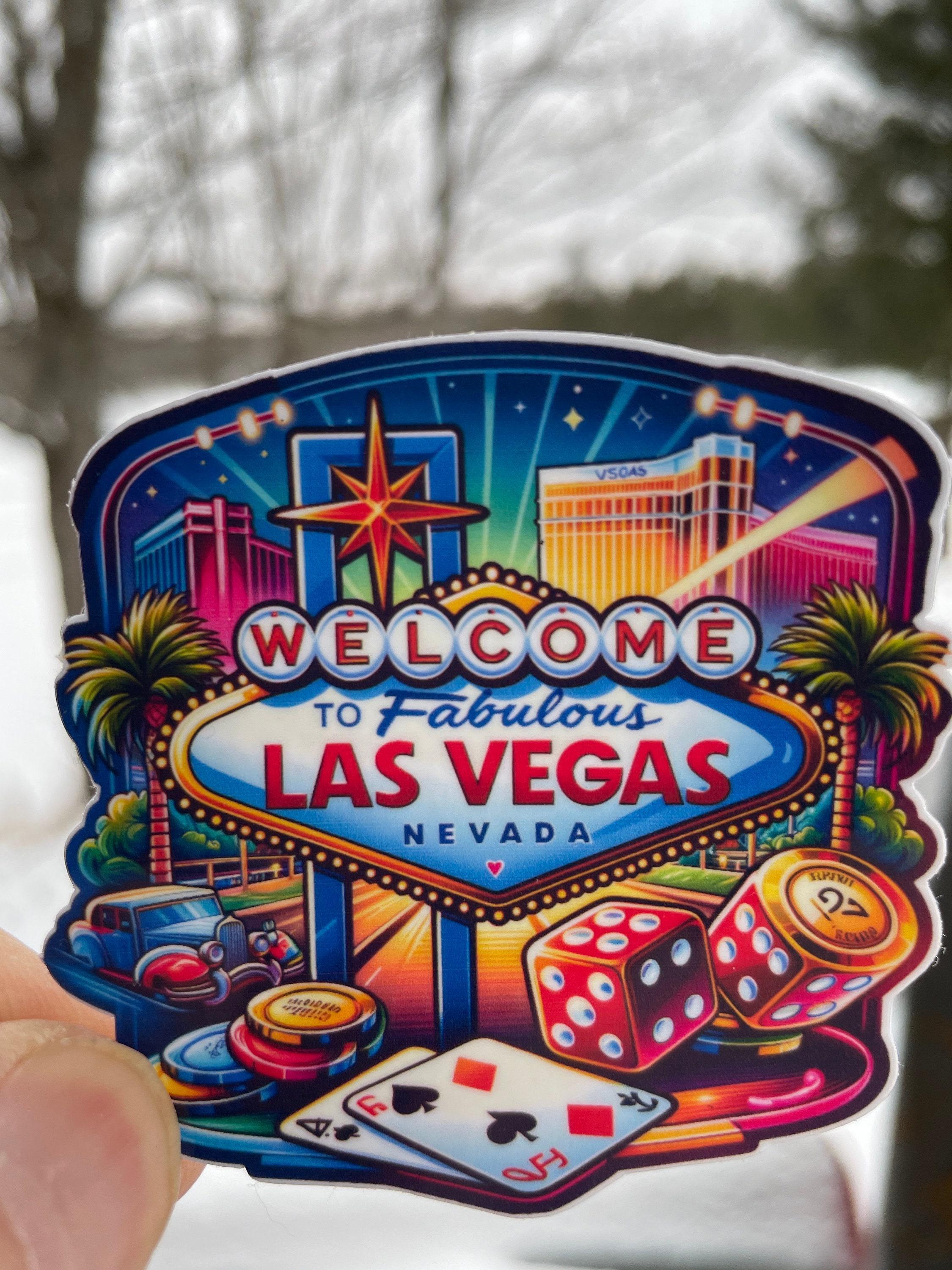 Las Vegas | Lasvegas Travel | Travel Decal | Waterproof Sticker | Las ...