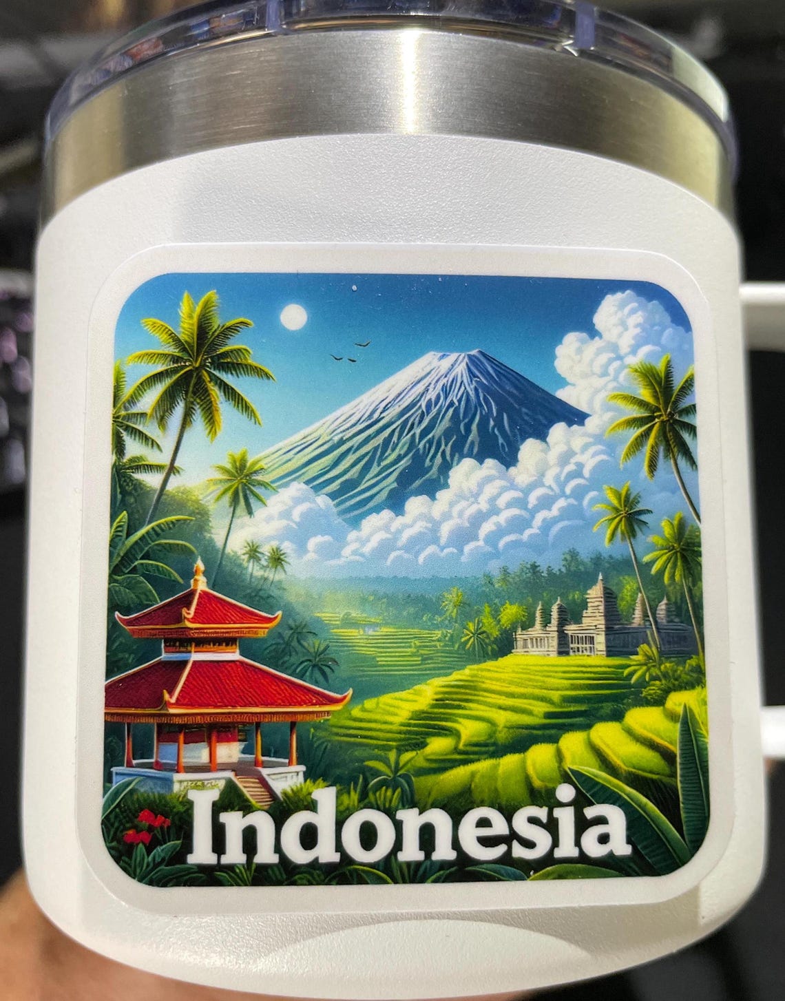 Indonesia, Stickers, Weatherproof Sticker, Travel Journal, Suitcase ...