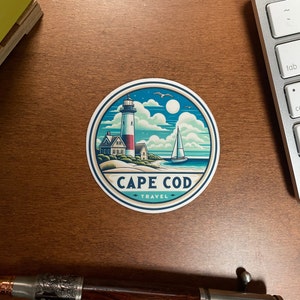 Cape Cod, Stickers, Weatherproof Sticker, Travel Journal, Suitcase ...