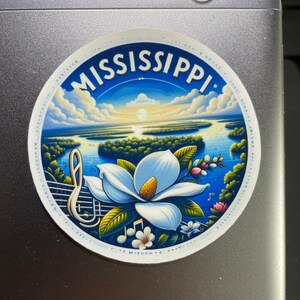 Mississippi, Stickers, Weatherproof Sticker, Travel Journal, Suitcase ...