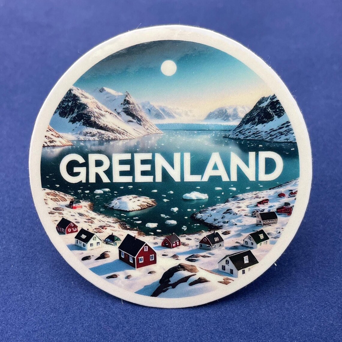 Greenland, Stickers, Weatherproof Sticker, Travel Journal, Suitcase ...